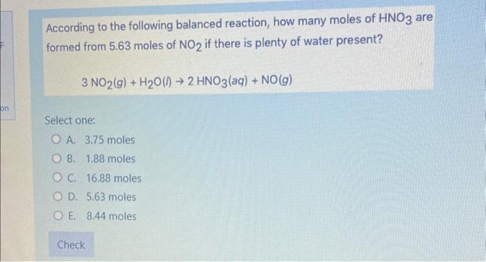Solved According to the following balanced reaction, how | Chegg.com