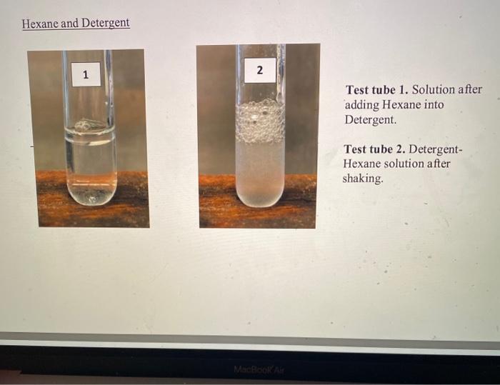 Solved question 1.compare the action of detergent on hexane | Chegg.com