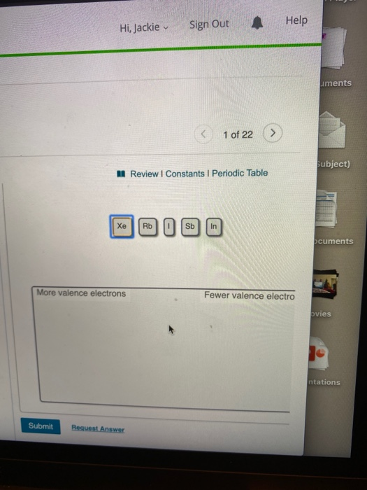 Solved Hi, Jackie Sign Out Help A uments | Chegg.com