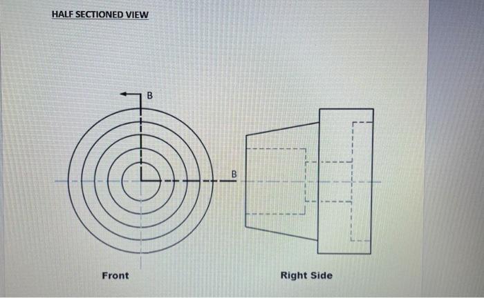 Solved On a separate orthographic grid sheet, simply draw | Chegg.com