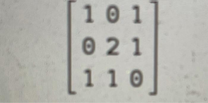 Solved Use matrix of cofactors to find the inverse of the | Chegg.com