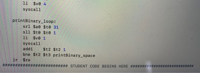 CMPUT 229 Lab 5 - Basic Blocks Write your code in | Chegg.com
