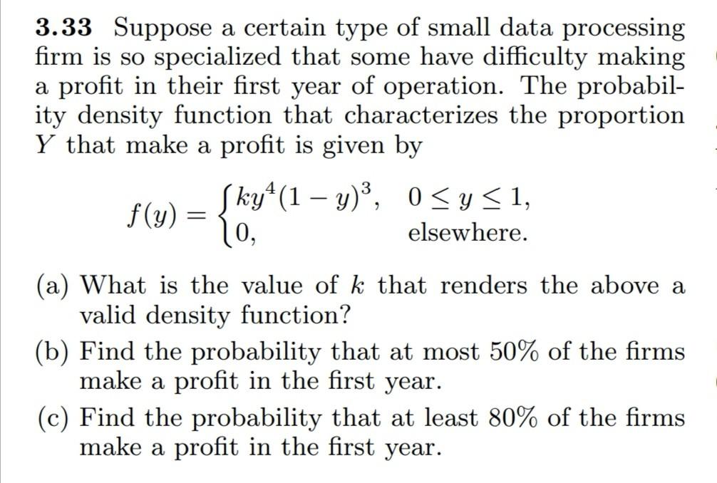 Solved 3.1 Classify the following random variables as dis- | Chegg.com