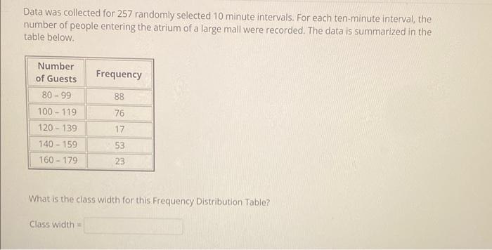 Solved Data was collected for 257 randomly selected 10 | Chegg.com
