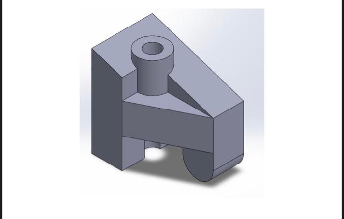 Solved Sketch the standard views of the object. Front, | Chegg.com