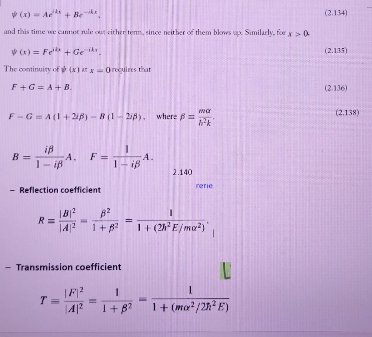 Solved derive reflection and transmission coefficients from | Chegg.com