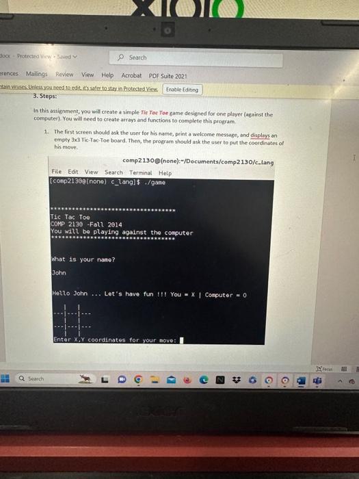 Solved 1. Introduction The purpose of this assignment is to | Chegg.com