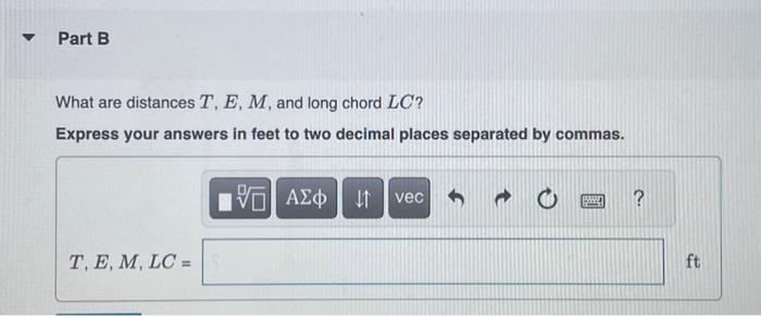 Solved Compute L,T,E,M,LC,R, and stations of the PC and PT | Chegg.com