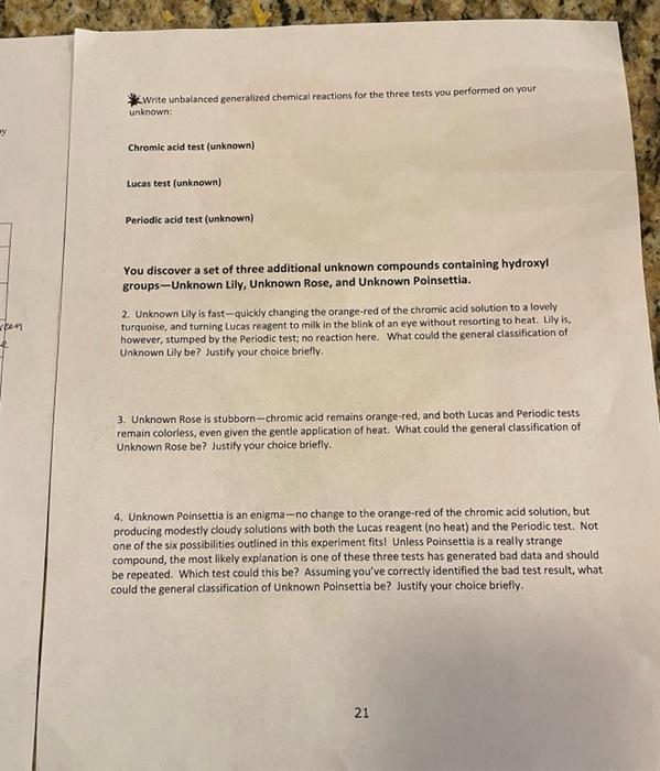 Solved Lab Report Answer all questions on separate notebook | Chegg.com