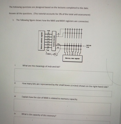 Solved The following questions are designed based on the | Chegg.com