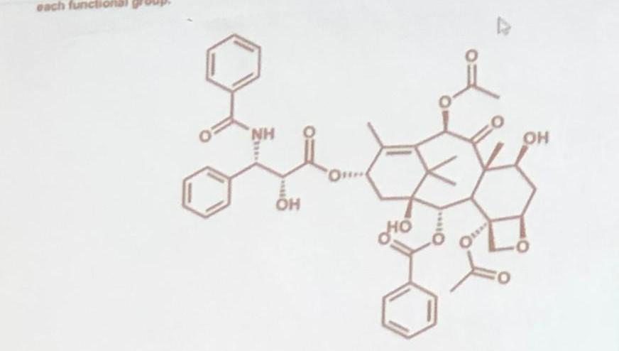 Solved Please circle and name all the functional groups that | Chegg.com