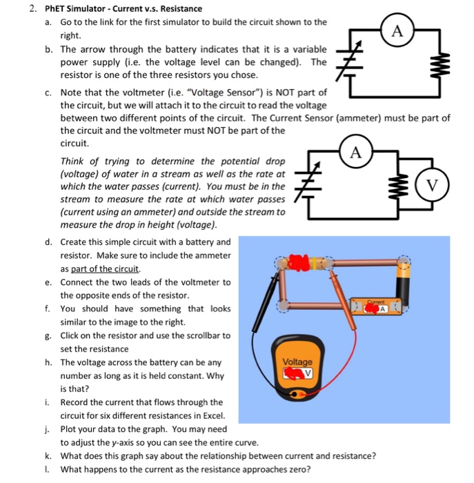 Solved WWW WWW 2. PhET Simulator - Current v.s. Resistance | Chegg.com
