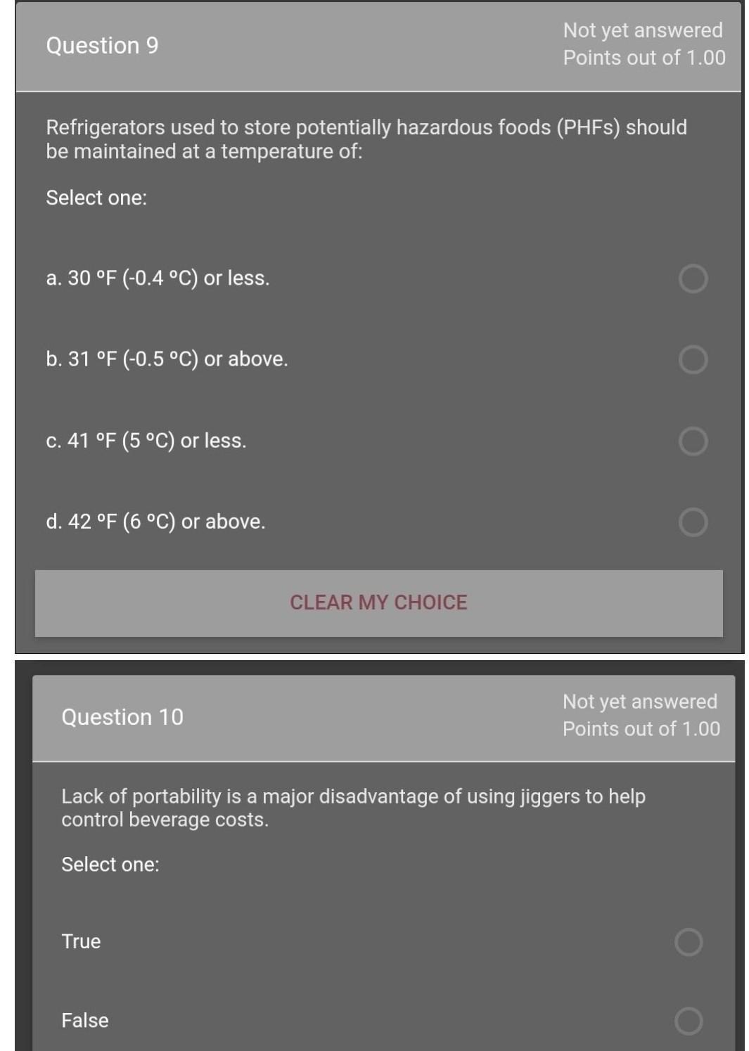 Solved SUBJECT: Other Math COURSE: Culinary Arts: Food | Chegg.com