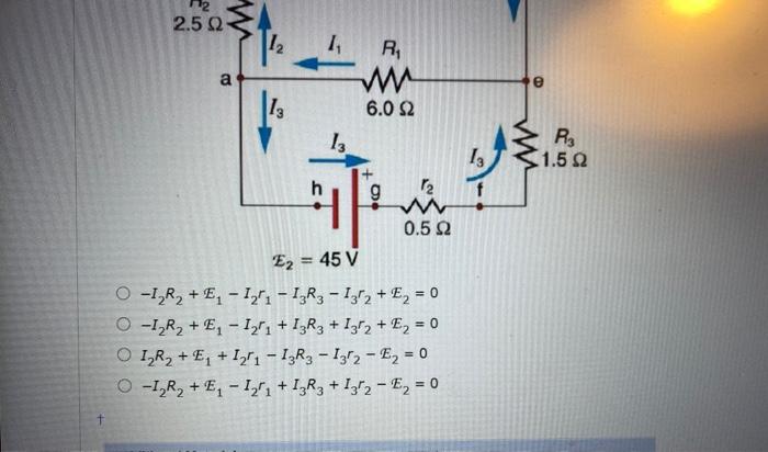 Solved Apply the loop rule to loop abcdefgha in the figure. | Chegg.com