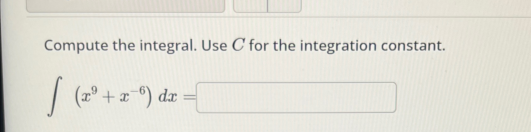 Solved Compute the integral. Use C ﻿for the integration | Chegg.com