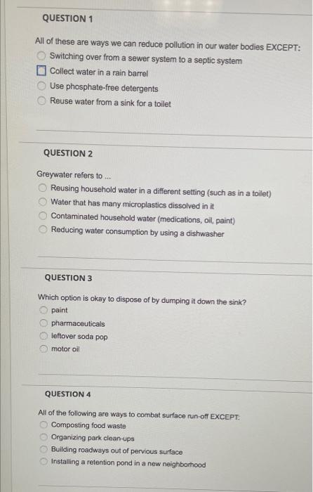 Solved QUESTION 1 All of these are ways we can reduce | Chegg.com