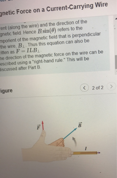 Solved Part A What is the magnitude of the force per meter | Chegg.com