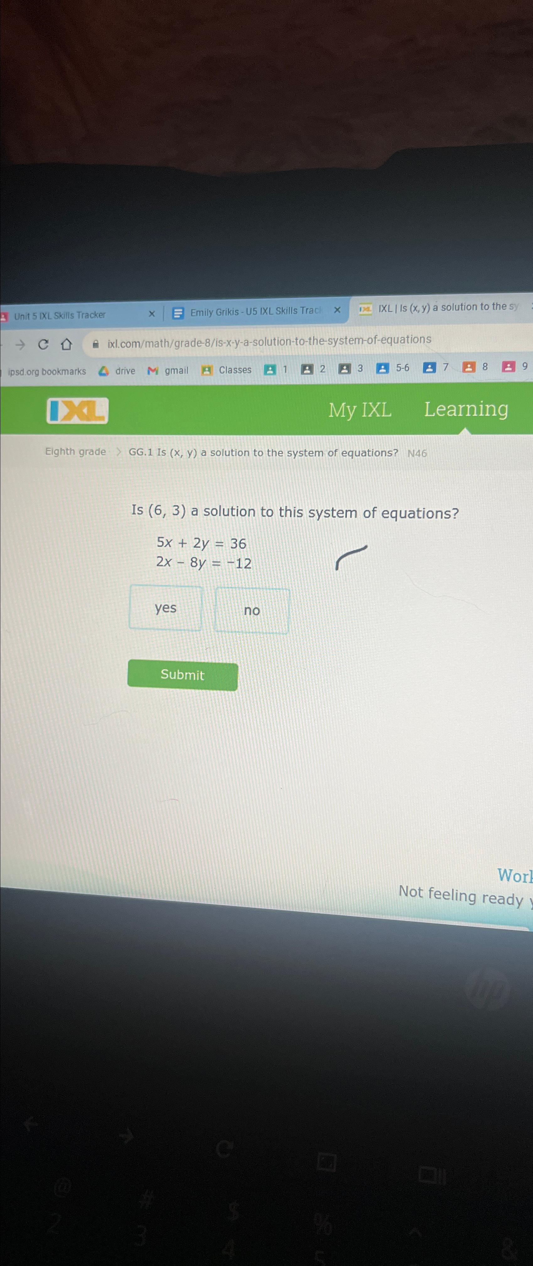 Solved Unit 5 ﻿IXL Skills TrackerxEmily Grikis - ﻿U5 ﻿IXL | Chegg.com