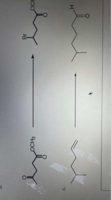 Solved devise a synthesis O OCH3 Br OCH | Chegg.com