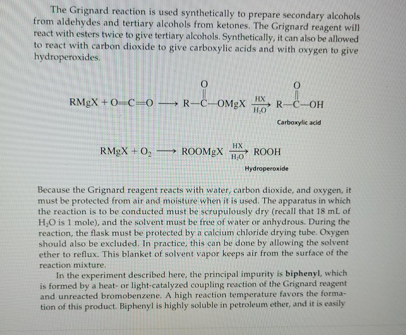Solved MgBr Br + + MgBr2 The alkyl portion of the Grignard | Chegg.com