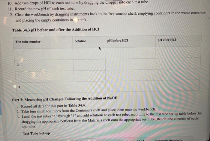 Experiment 2: The Phosphate Buffer System art 1: | Chegg.com