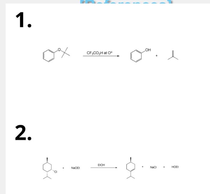 Solved CF3CO2H at O∘ + NaOEt EtOH. +NaCl+ HOEt | Chegg.com