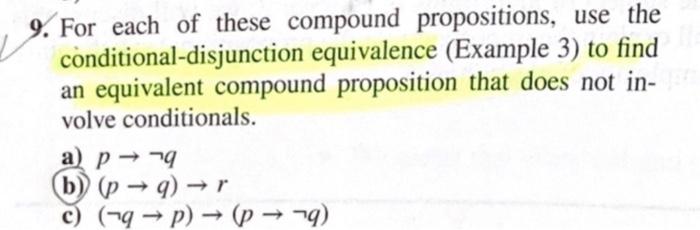 Solved please solve 9-C step by step with which rule you | Chegg.com