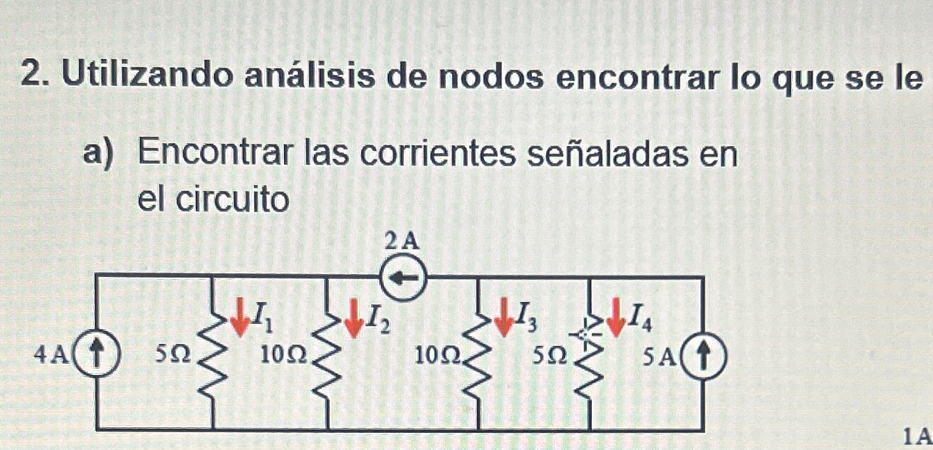 Solved Use nodal analysis to find I1, ﻿I2, ﻿I3, ﻿and I4 ﻿in | Chegg.com