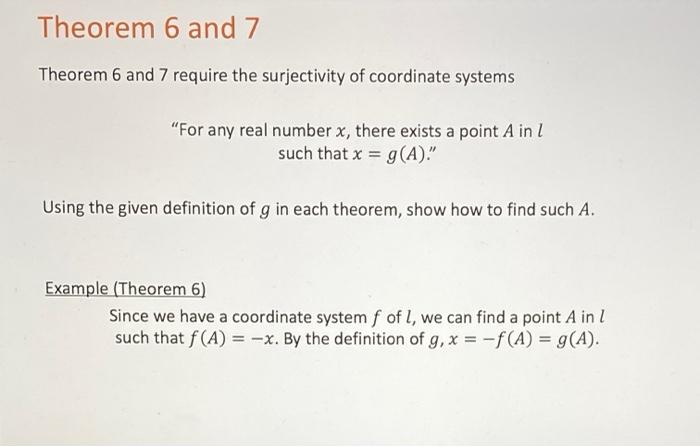 Solved Read Theorem 5-8 and give their proofs. Theorem 5 For | Chegg.com