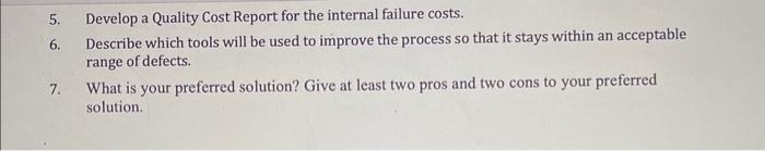 Solved Case Study: Quality Management The following case | Chegg.com