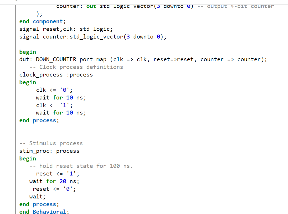 Solved VHDL Code For Up Counter Library IEEE Use Chegg