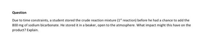 Solved Experimental: Preparation of Berryflor Step 1. | Chegg.com