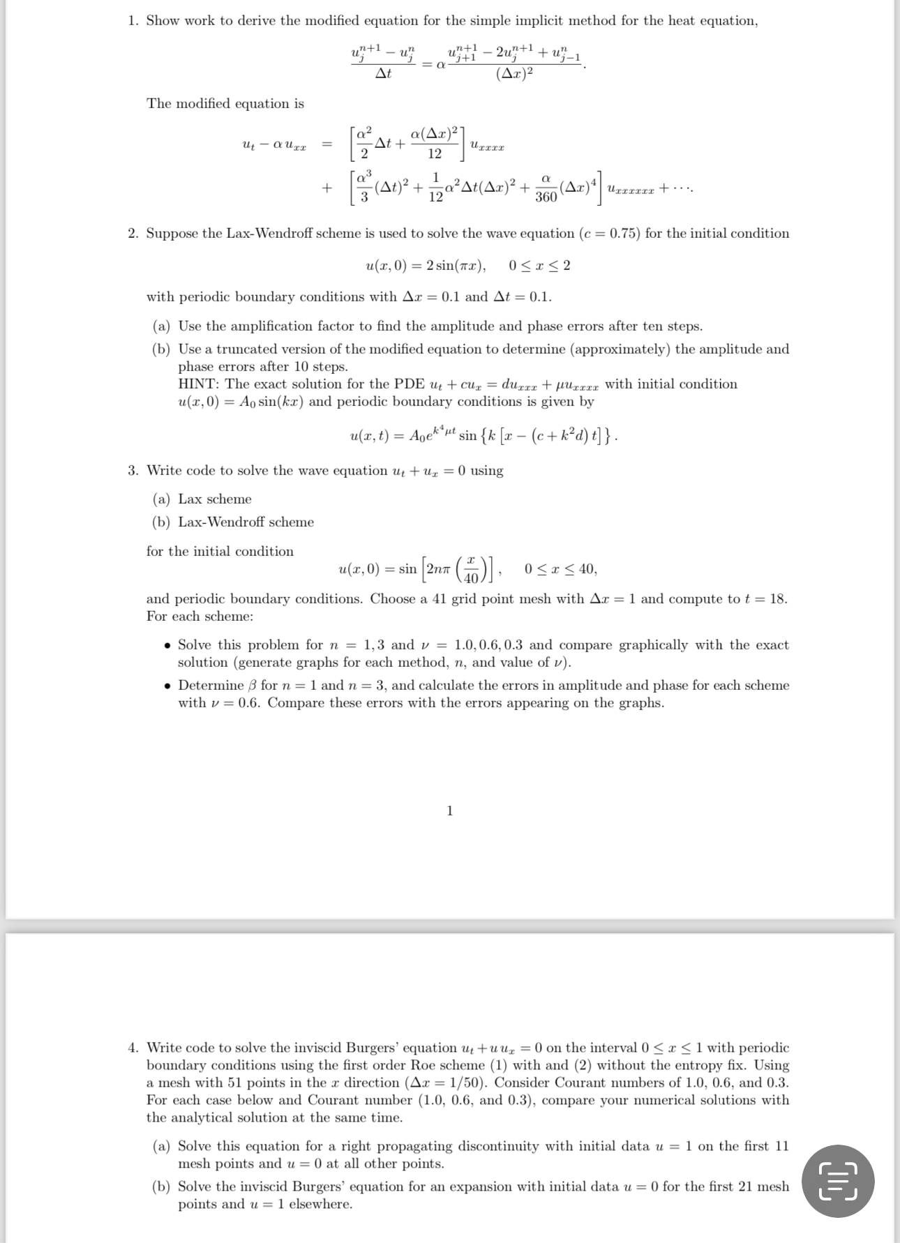 Solved Show work to derive the modified equation for the | Chegg.com