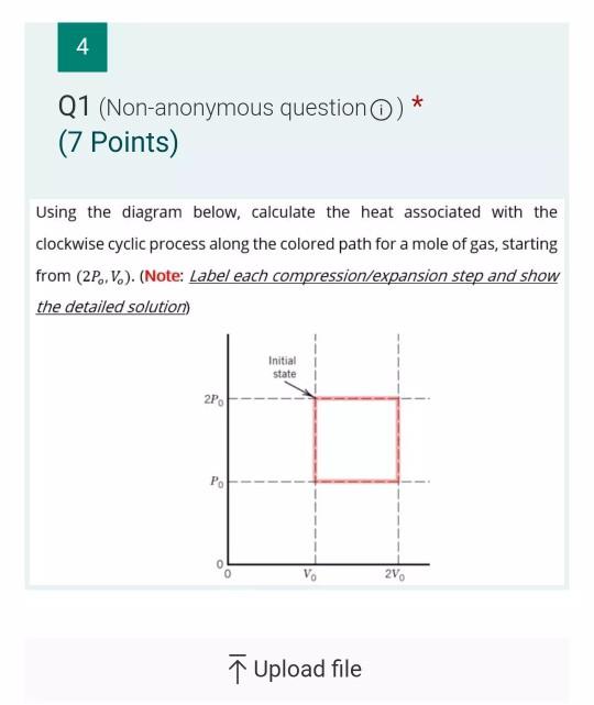 Solved 4 Q1 (Non-anonymous question o)* (7 Points) Using the | Chegg.com