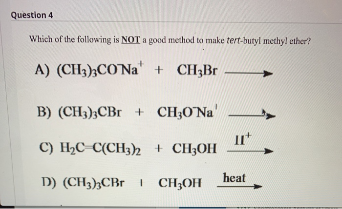 Solved Question 4 Which of the following is NOT a good | Chegg.com
