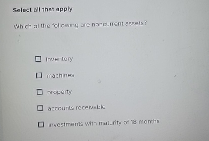 Select all that applyWhich of the following are | Chegg.com