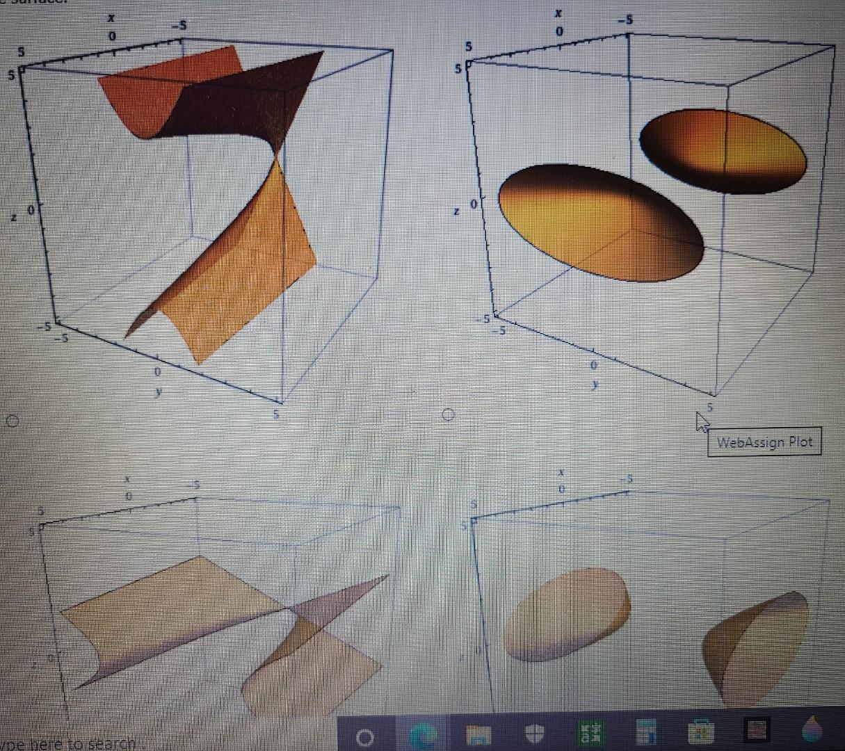 Solved Consider the equation below. y2 = x2 + 5z2 + 5 Reduce | Chegg.com