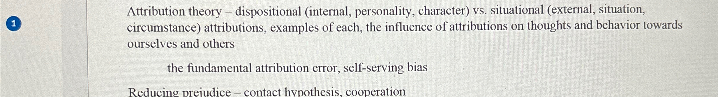 Solved Attribution theory - ﻿dispositional (internal, | Chegg.com