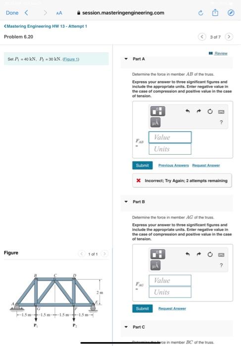 Solved G Done AA session.masteringengineering.com Set P | Chegg.com