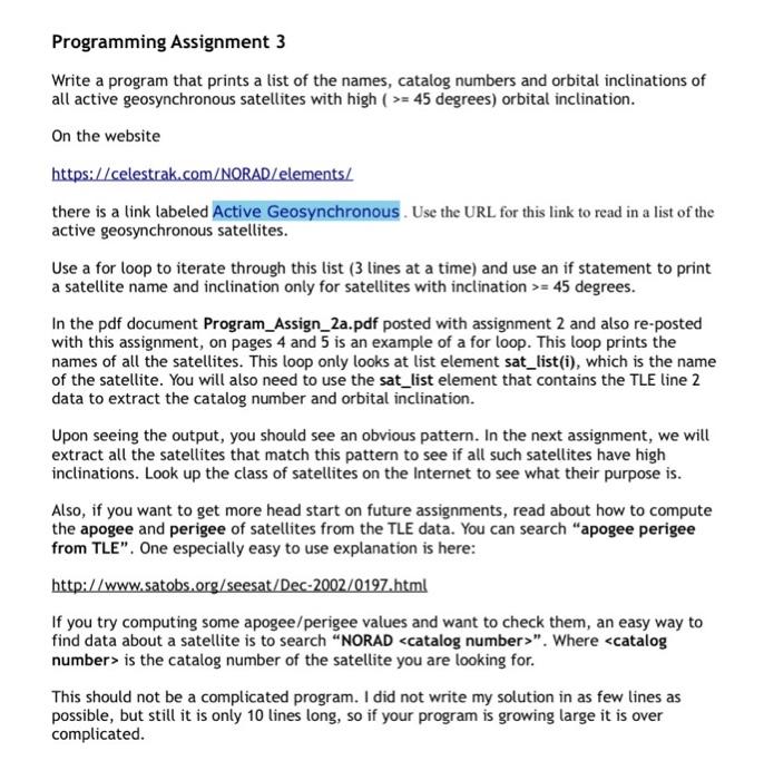 Programming Assignment 3 Write a program that prints | Chegg.com