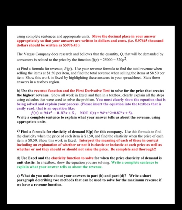 Solved using complete sentences and appropriate units. Move | Chegg.com