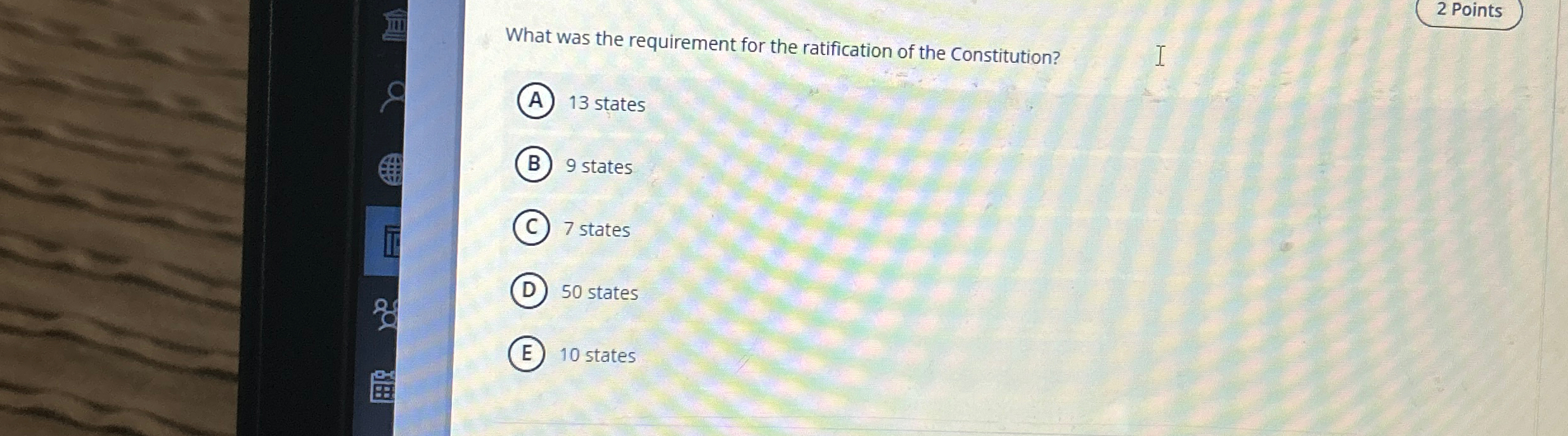 Solved 2 ﻿PointsWhat was the requirement for the | Chegg.com