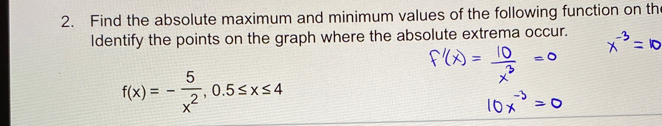 Find the absolute maximum and minimum values of the | Chegg.com