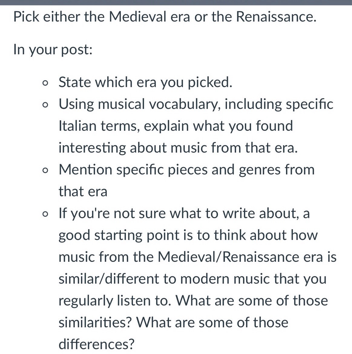 Solved Ask expertPick either the Medieval era or the | Chegg.com