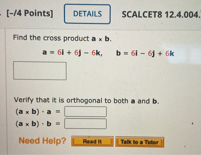Solved 74 Points] Details Scalcet8 12 4 004 Find The