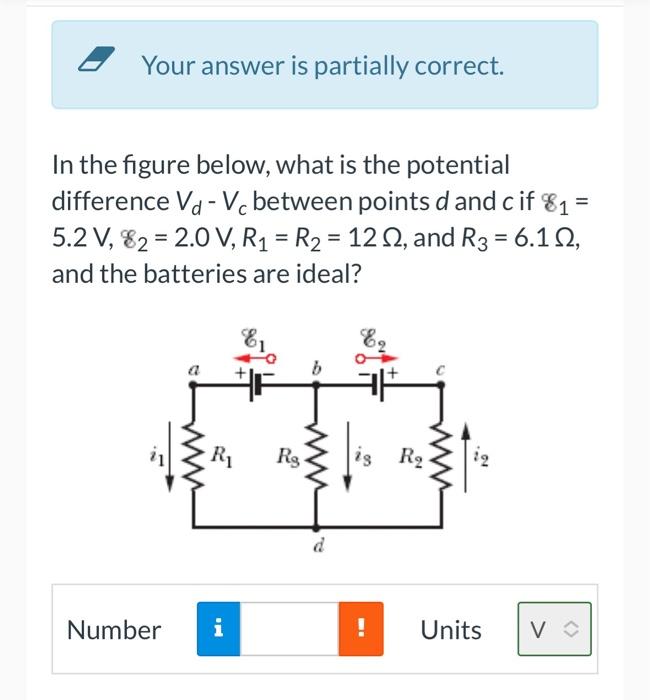 Solved In the figure below, what is the potential difference | Chegg.com