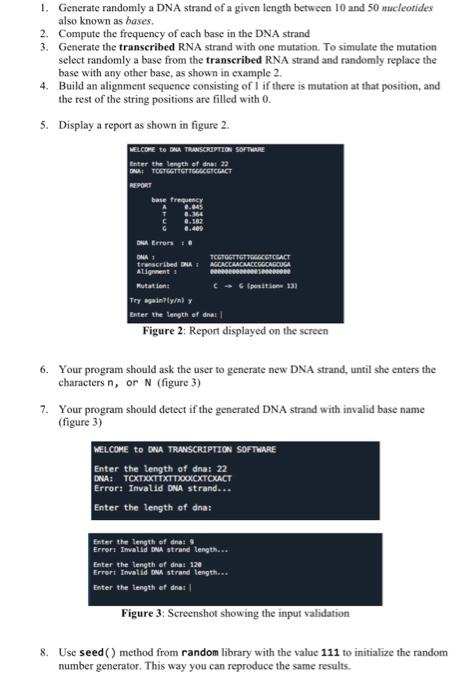 Solved Problem Definition: Transcription is the first step | Chegg.com