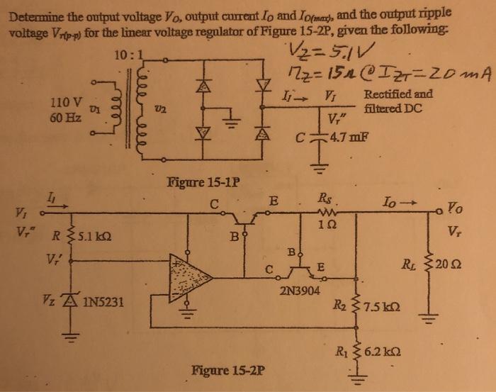 Solved Determine the output voltage Vo, output current Io | Chegg.com