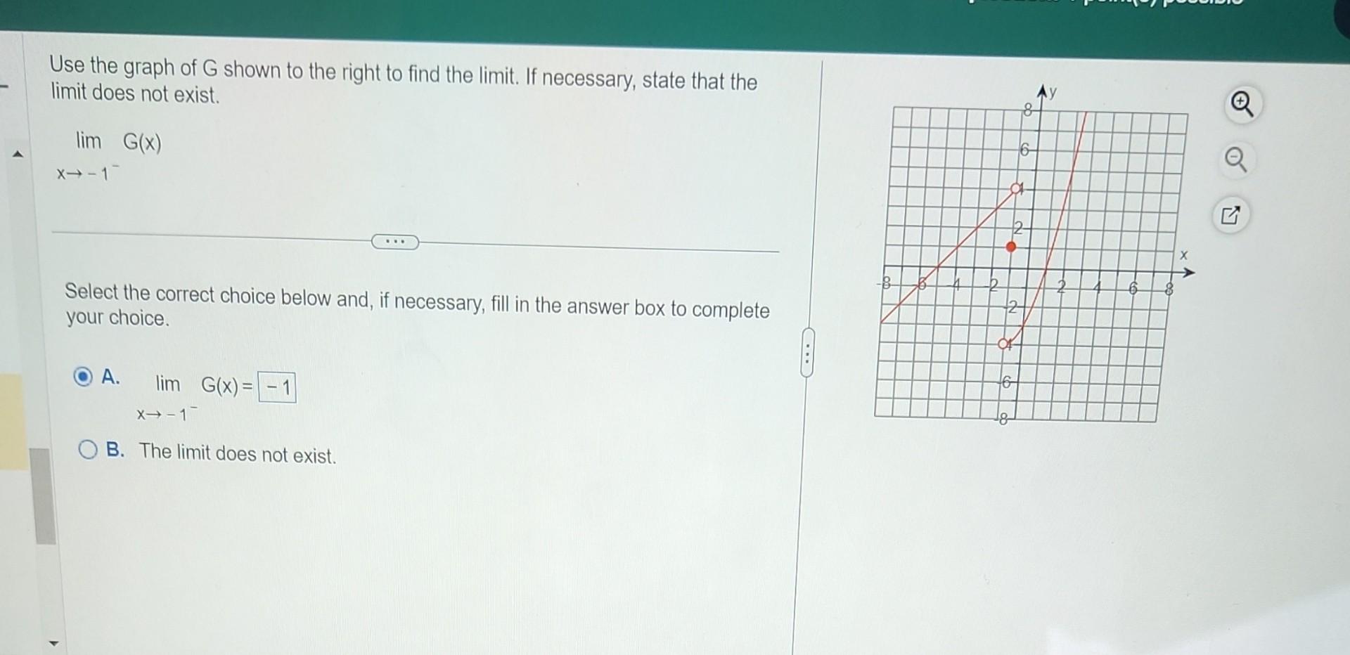 Solved Use the graph of G shown to the right to find the | Chegg.com