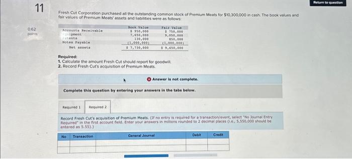 Solved 11 0.62 points Problem 7-3A (Algo) Calculate and | Chegg.com